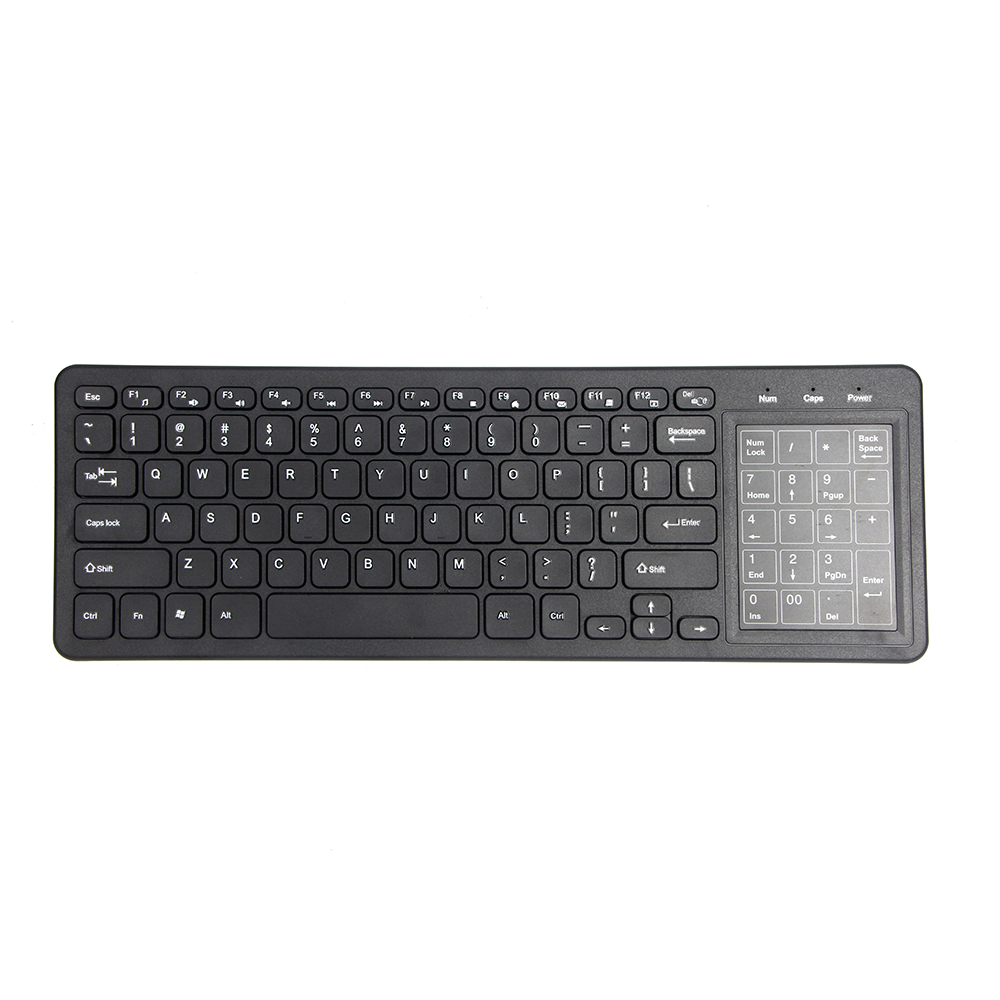Wireless Chocolate Keyboard With Touchpad Ergonomic Ultra Silent ...