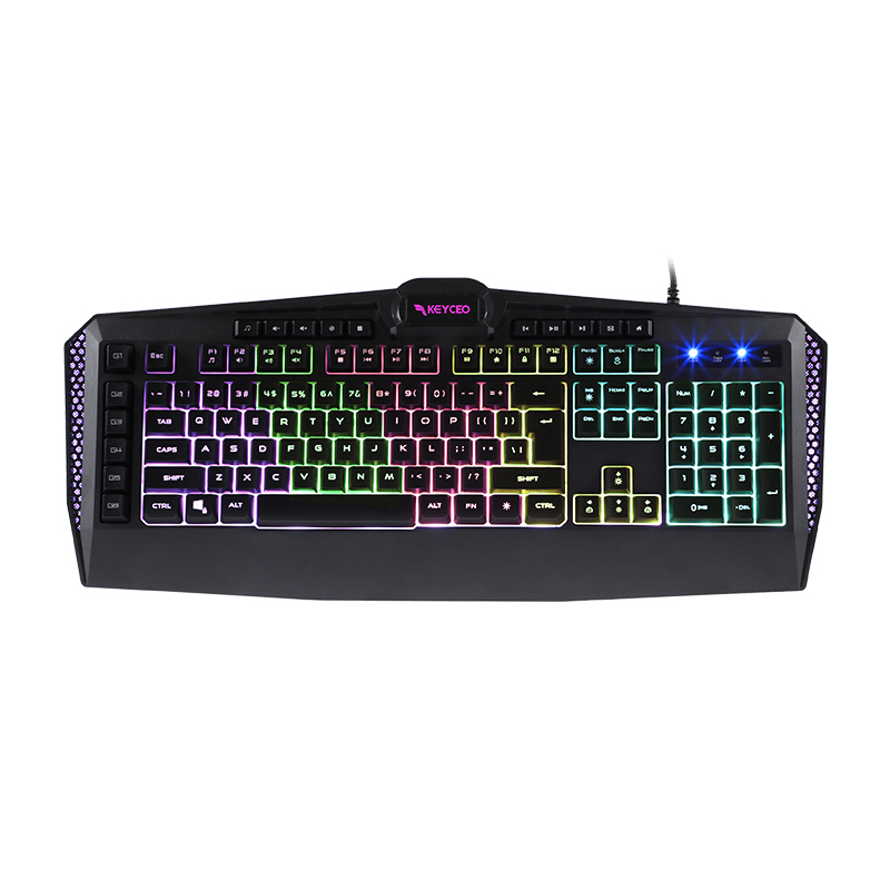 Gaming Keyboard Usb Wired Floating Keyboard Anti-ghosting Rgb Backlit ...