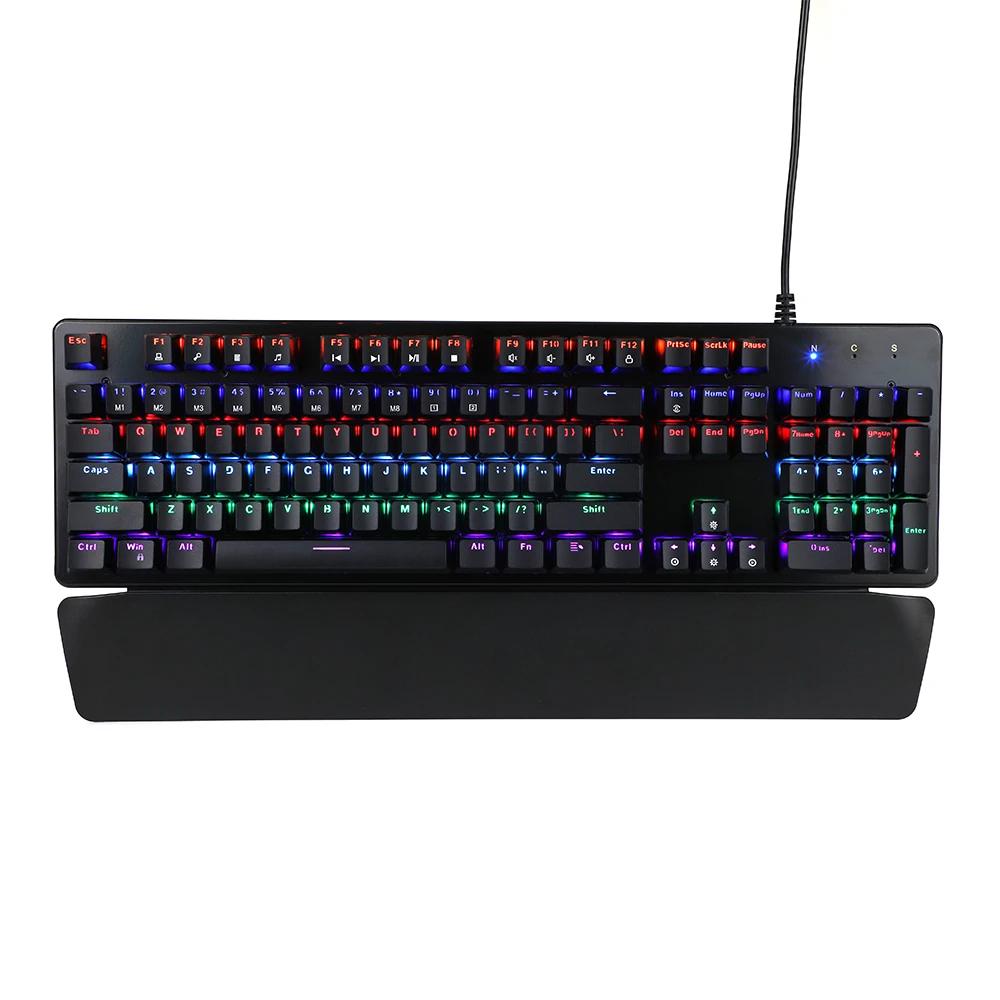 Rgb Wired Gaming Mechanical Keyboard 60% Backlit Ergonomic Multimedia ...